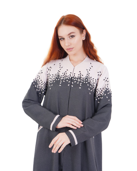 Hanayen Dual Color Modest Wear Trend Abaya best abaya online in dubai