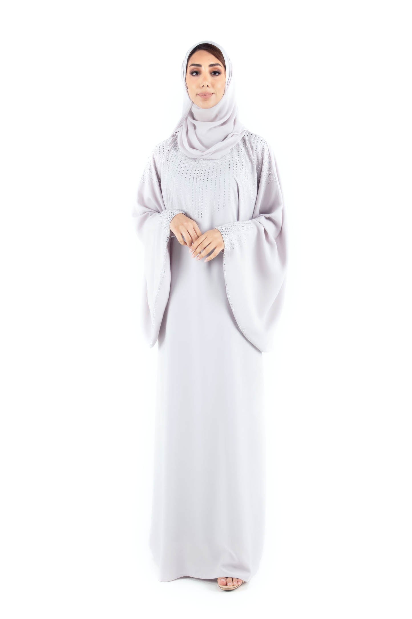 Hanayen Color Abaya Embellished with Crystal Elements best abaya online ...