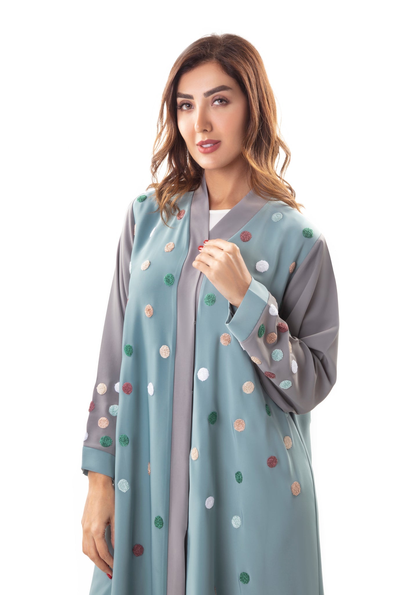 Hanayen Colorful Design Dubai Abaya best abaya online in dubai