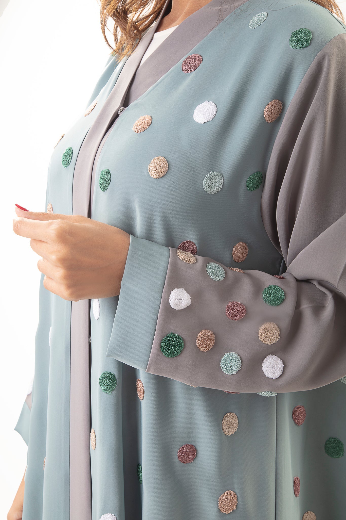 Hanayen Colorful Design Dubai Abaya best abaya online in dubai