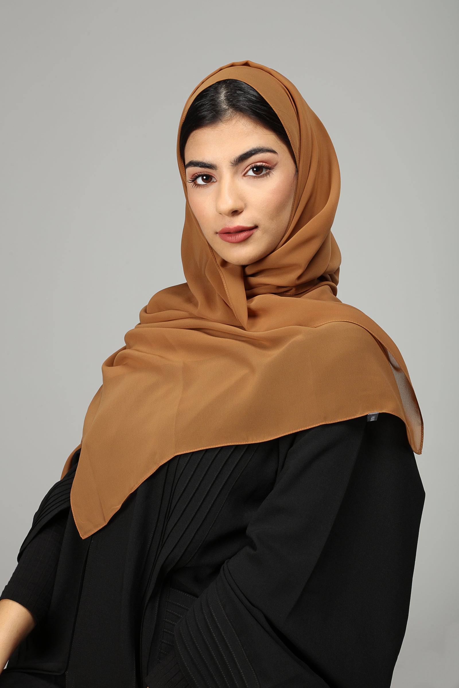 Hanayen Sheila Color Plain Chiffon best abaya online in dubai