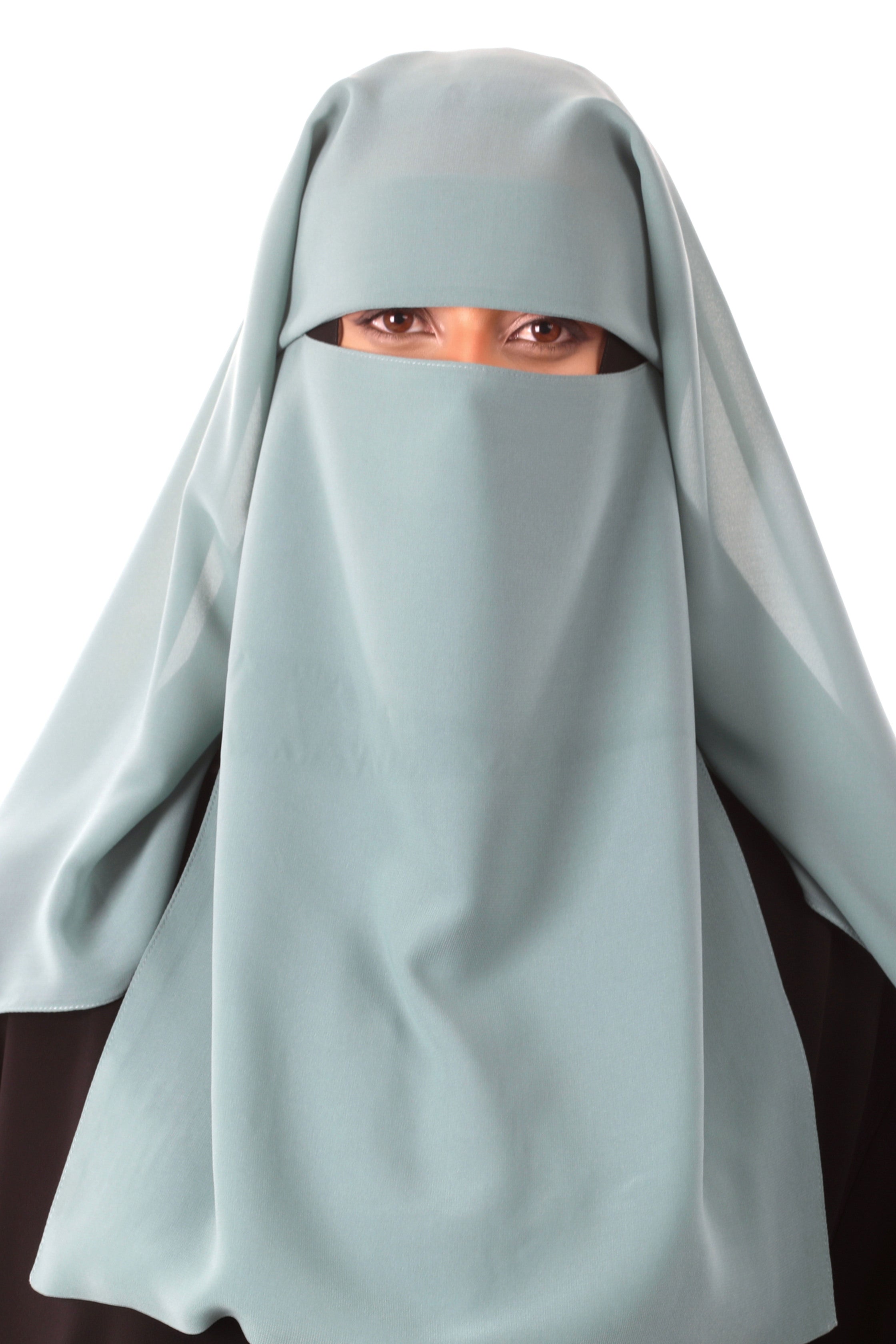 Hanayen Single Layer Color Niqab best abaya online in dubai